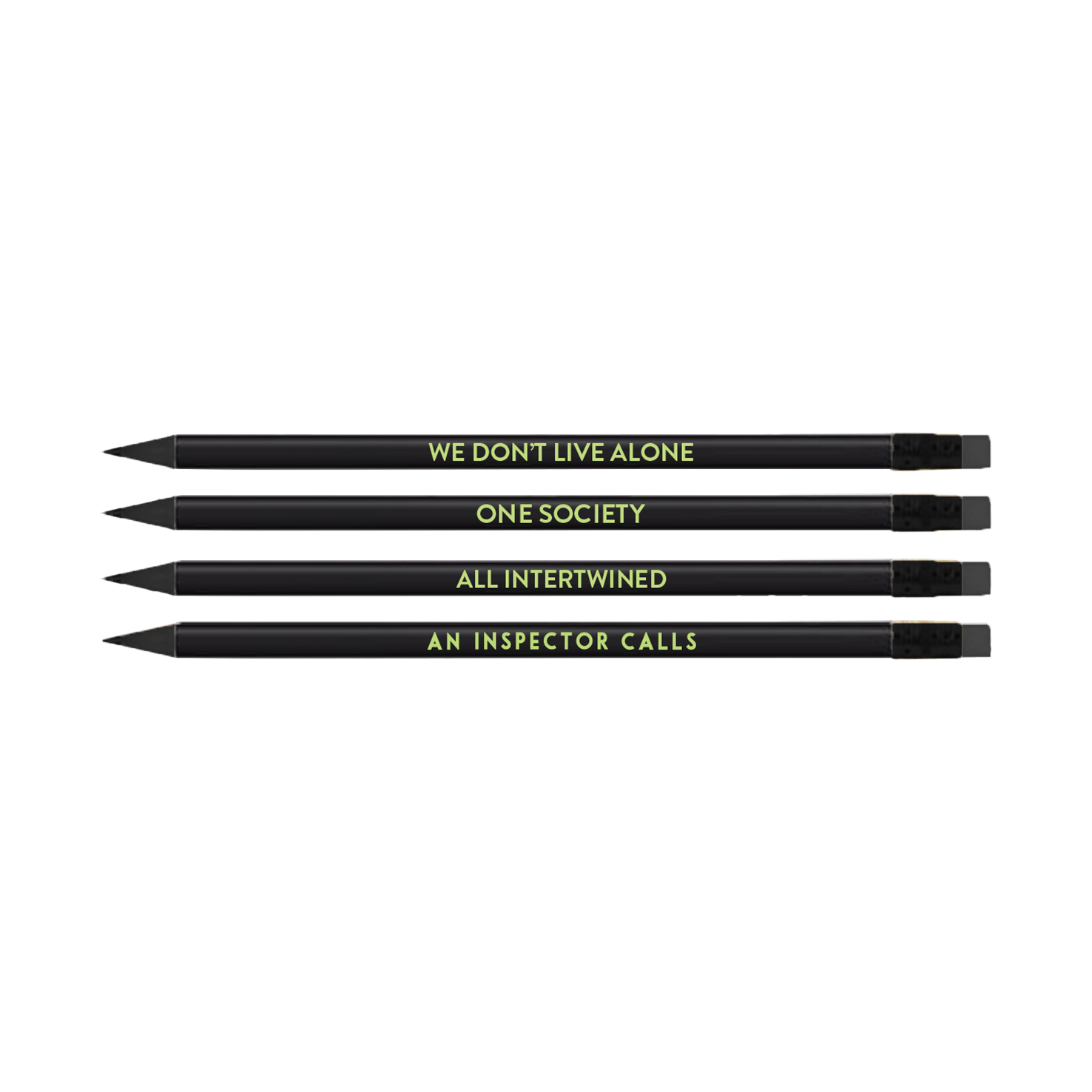 AN INSPECTOR CALLS Pencil Set – West End Merchandise Shop by Creative Goods