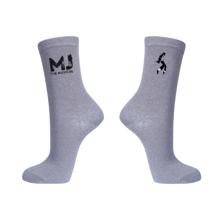 MJ THE MUSICAL Glitter Socks – West End Merchandise Shop by Creative Goods