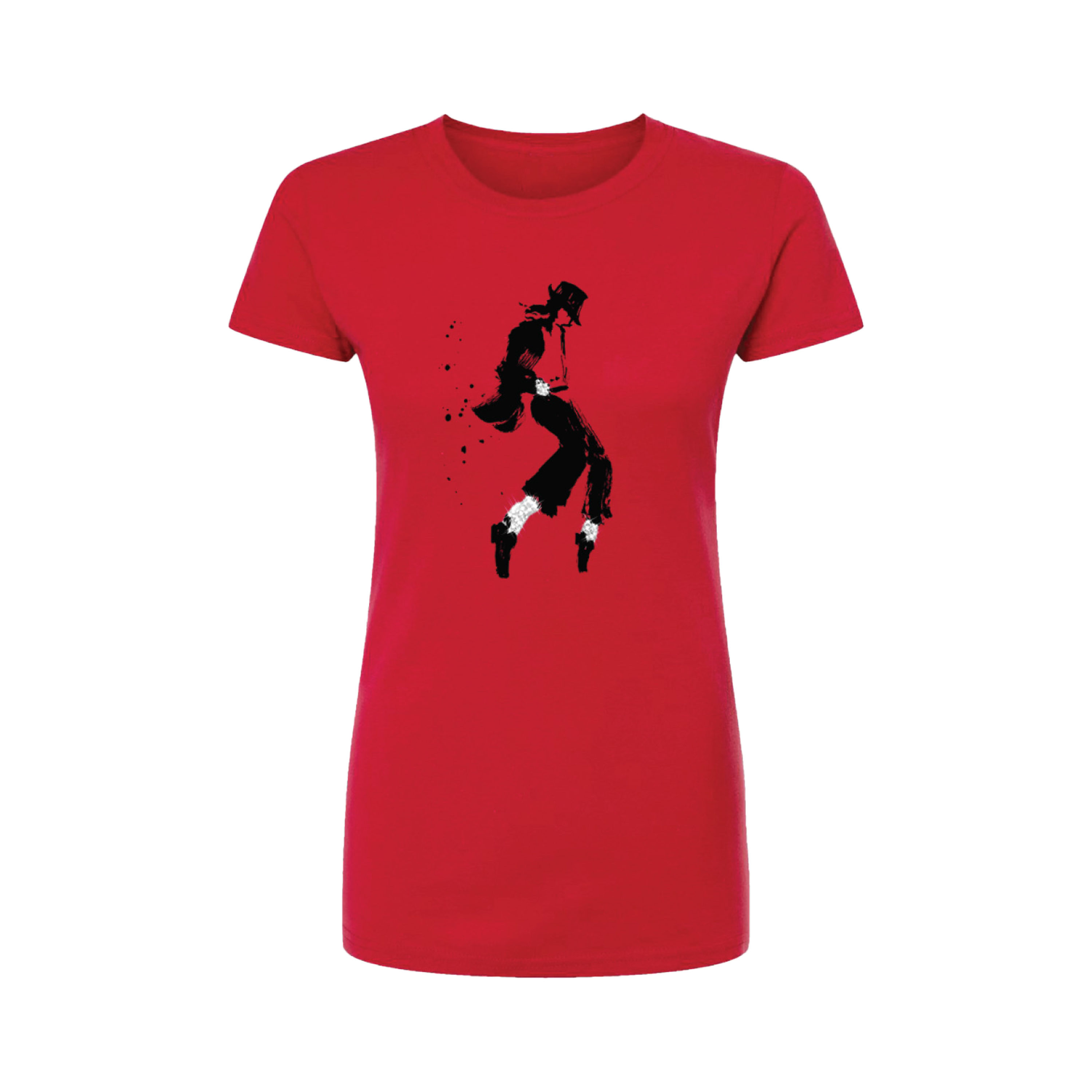 MJ THE MUSICAL Fitted Red T-Shirt – West End Merchandise Shop by ...
