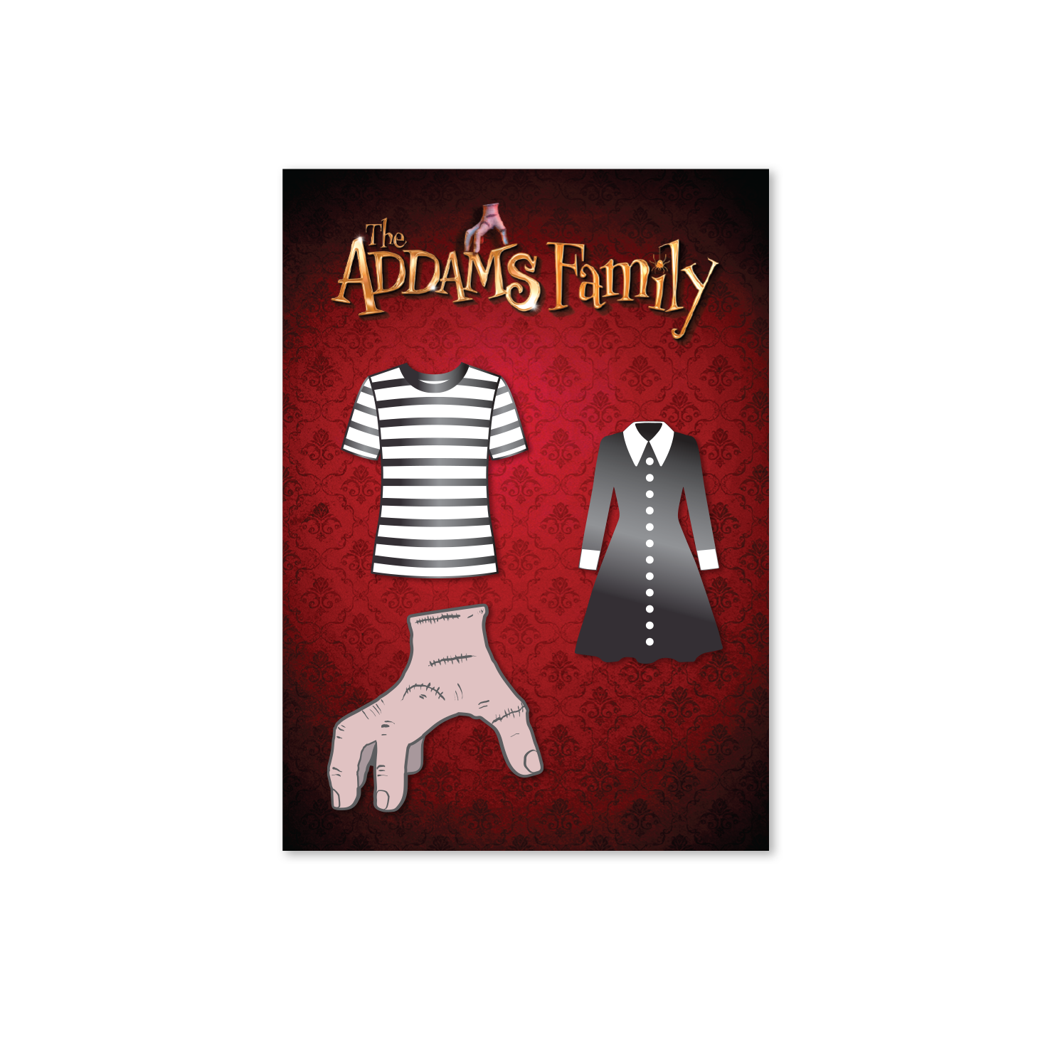 THE ADDAMS FAMILY Character Pin Set – West End Merchandise Shop by ...