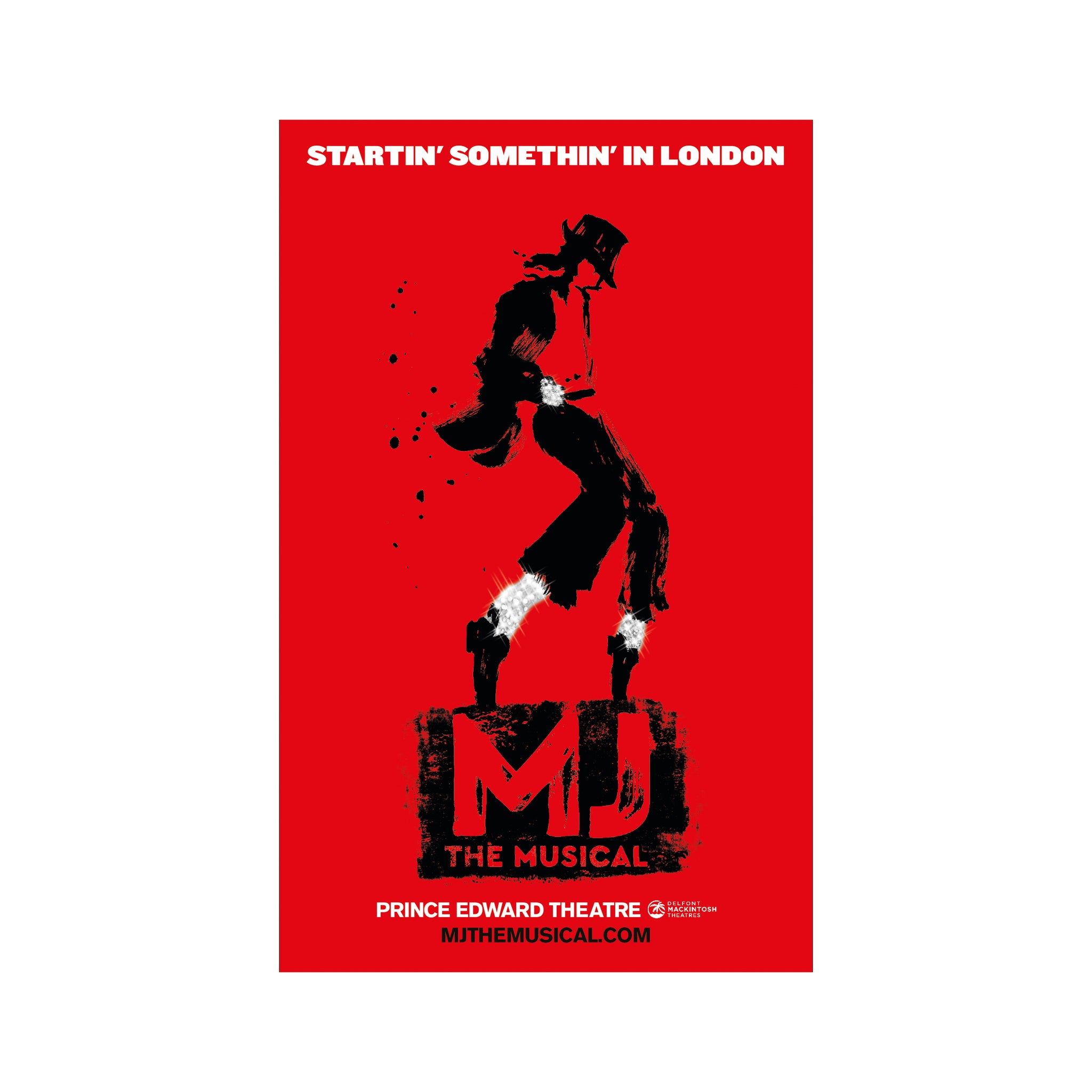 MJ THE MUSICAL Poster – West End Merchandise Shop by Creative Goods