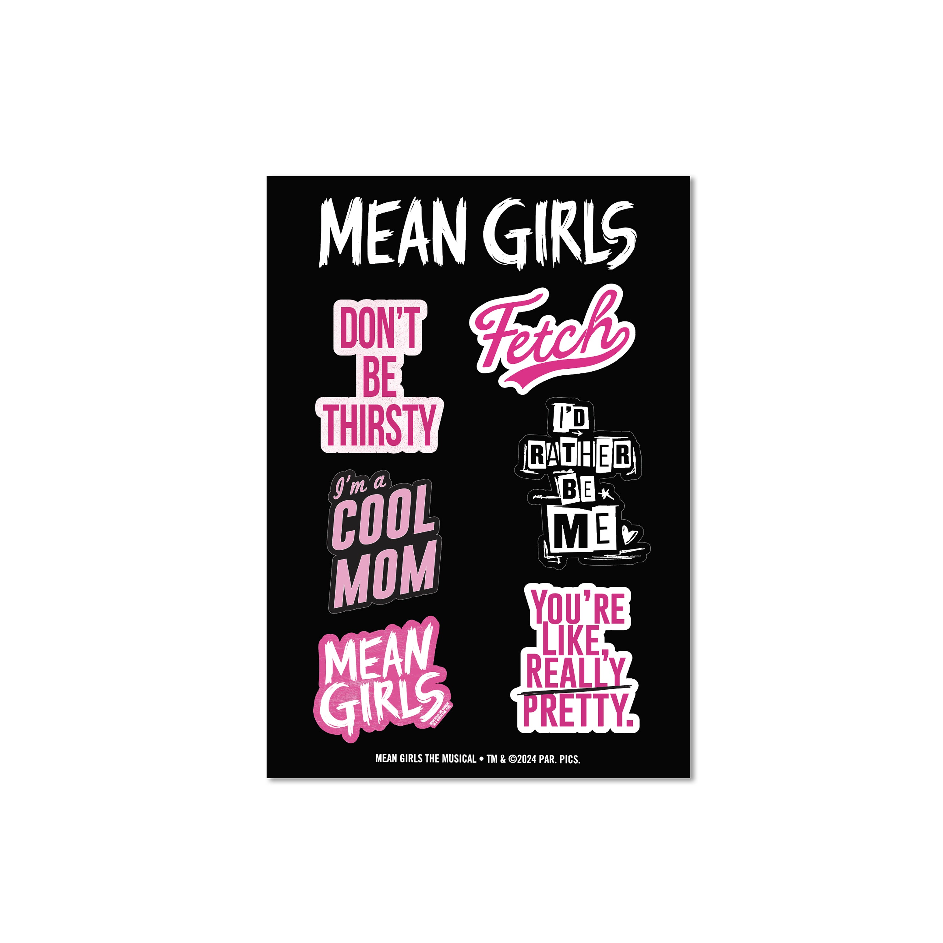 MEAN GIRLS Sticker Set – West End Merchandise Shop by Creative Goods
